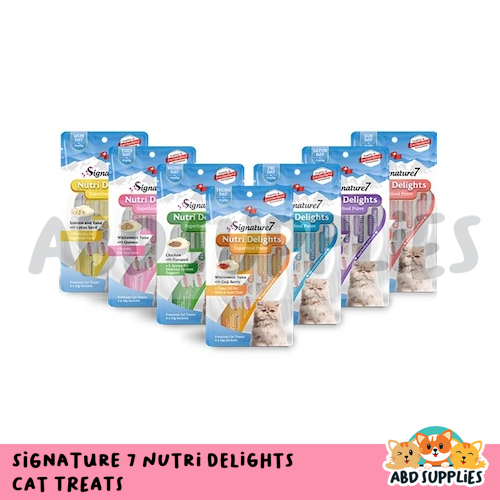 Signature 7 Nutri Delights Superfood Puree Cat Treats 15g (4 pcs per ...