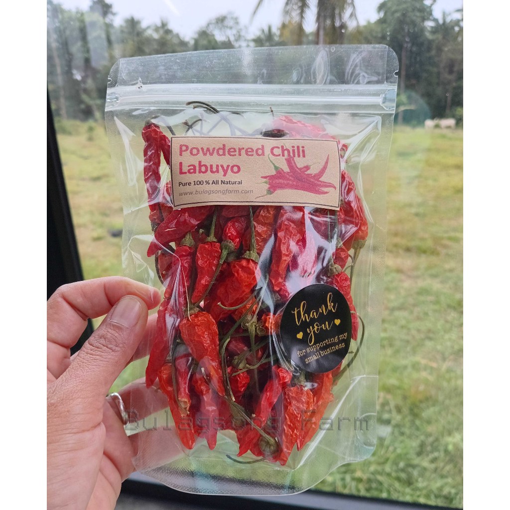 Whole Dried Chilli Siling Labuyo (Dehydrator) 20 Grams/ 40 Grams/ 80 ...