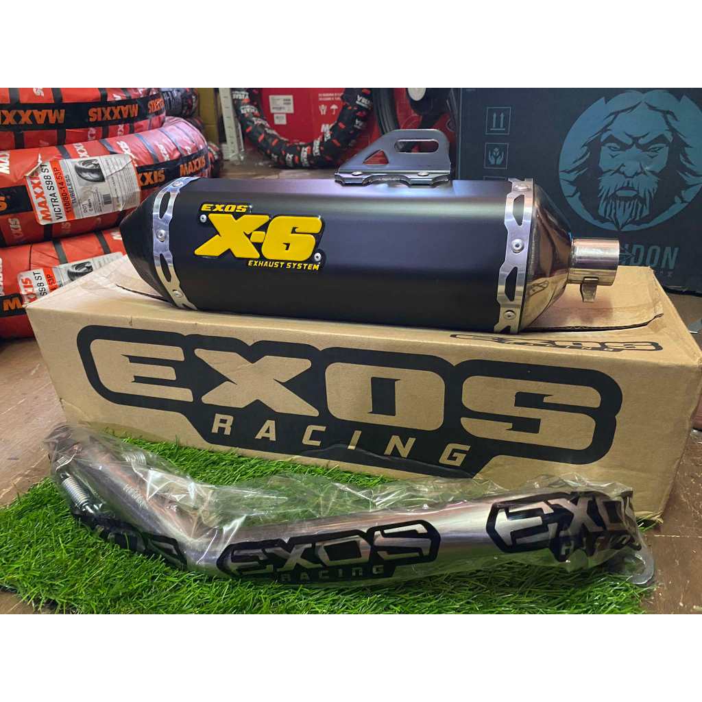 EXOS X6 PIPE FOR NMAX 155 GAMECHANGER! (WITH GREE RS8 MAX PROTECTOR ...