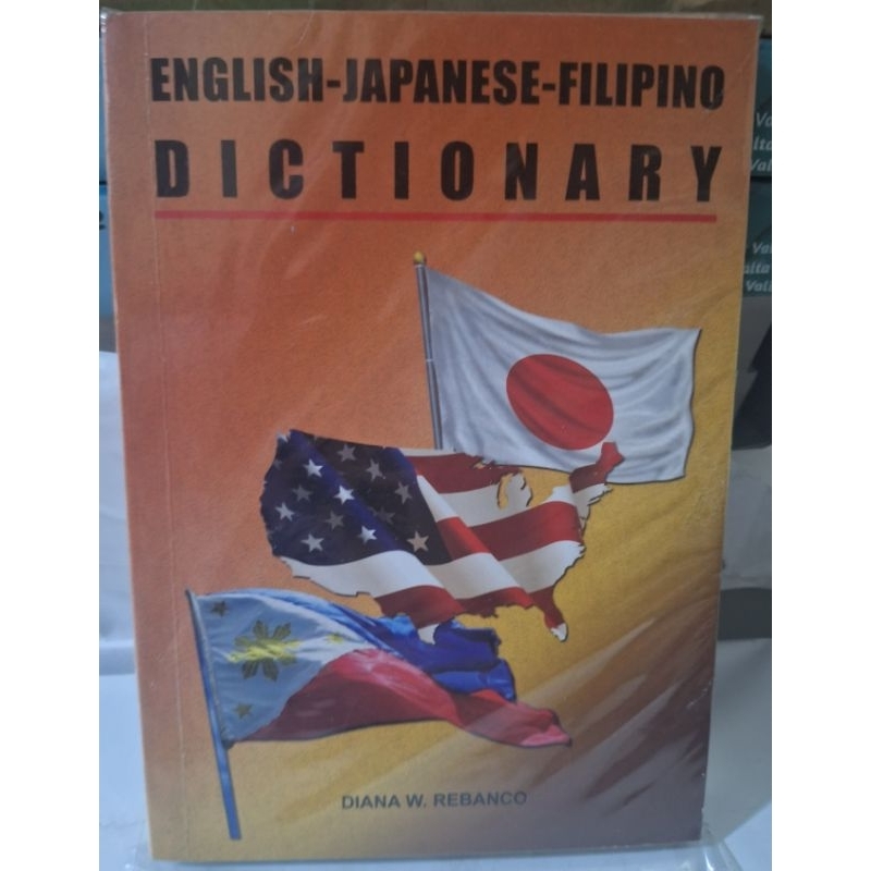 ENGLISH-JAPANESE-FILIPINO DICTIONARY by Diana W Rebangco | Shopee ...
