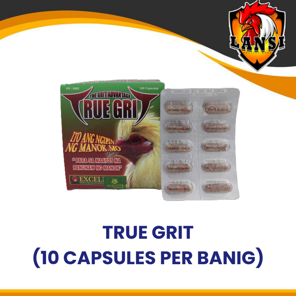 True Grit Capsule - Grit + Vitamins + Minerals - 10 tablet per Banig | Shopee Philippines
