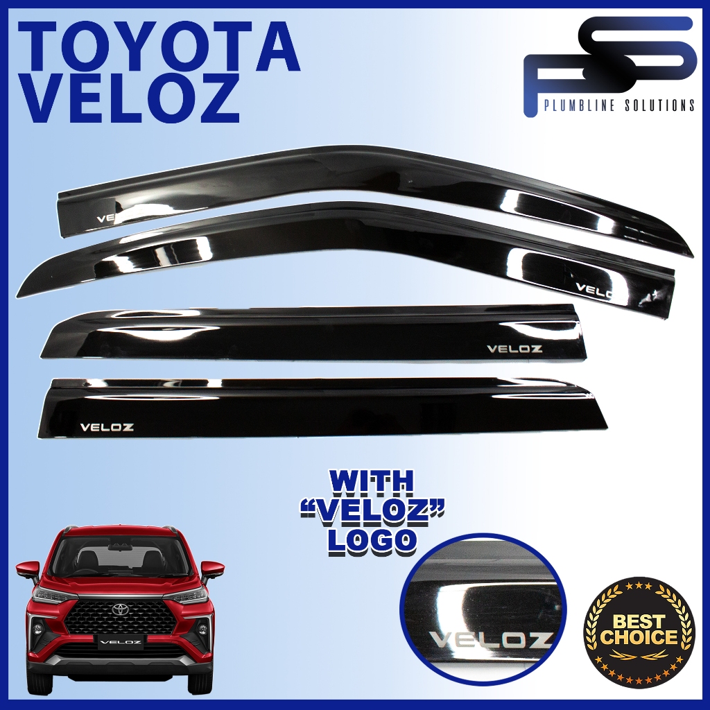 Window Door Visor for Toyota Veloz 2022 - 2023 Model OEM Injection Type ...