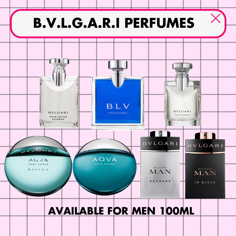 Aqua | Aqua Marine | Man Extreme | BLV | Extreme | Pour Homme 100ml ...