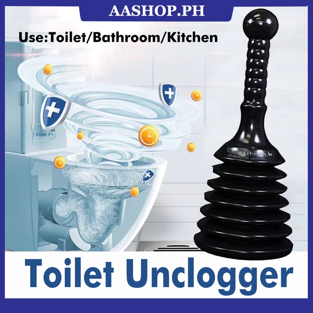 Toilet Plunger Drain Plunger Sink Plunger Pump Cleaner Clog Remover ...