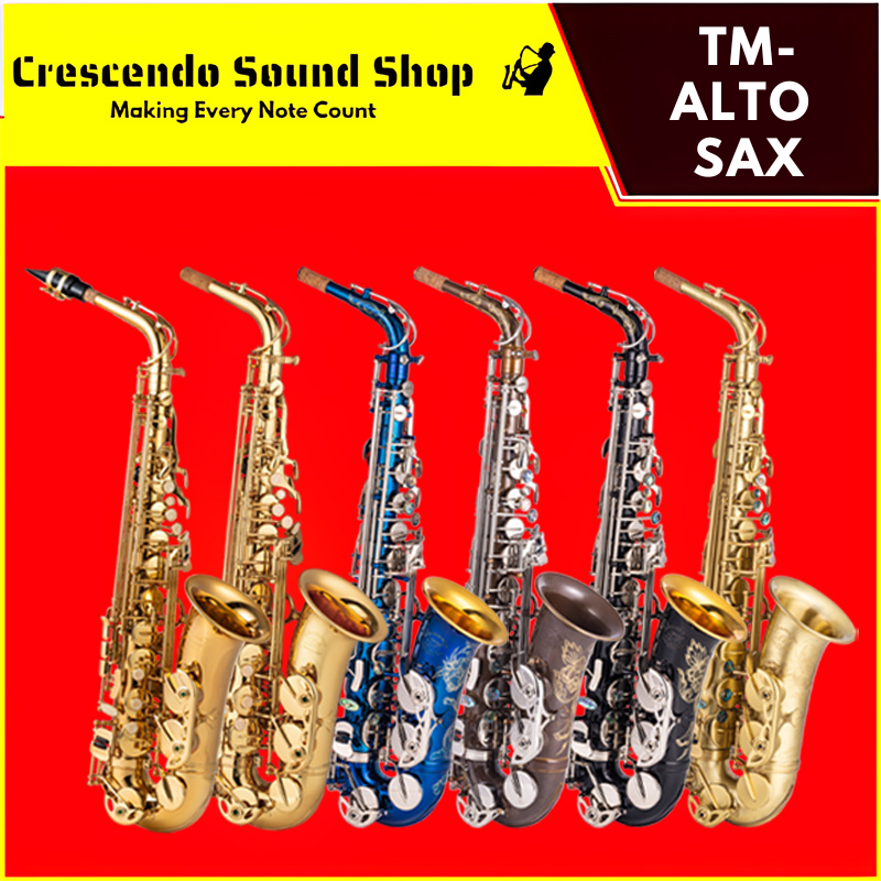 TM Eb Alto Saxophone Affordable Durable Beginners Saxophone Instruments ...