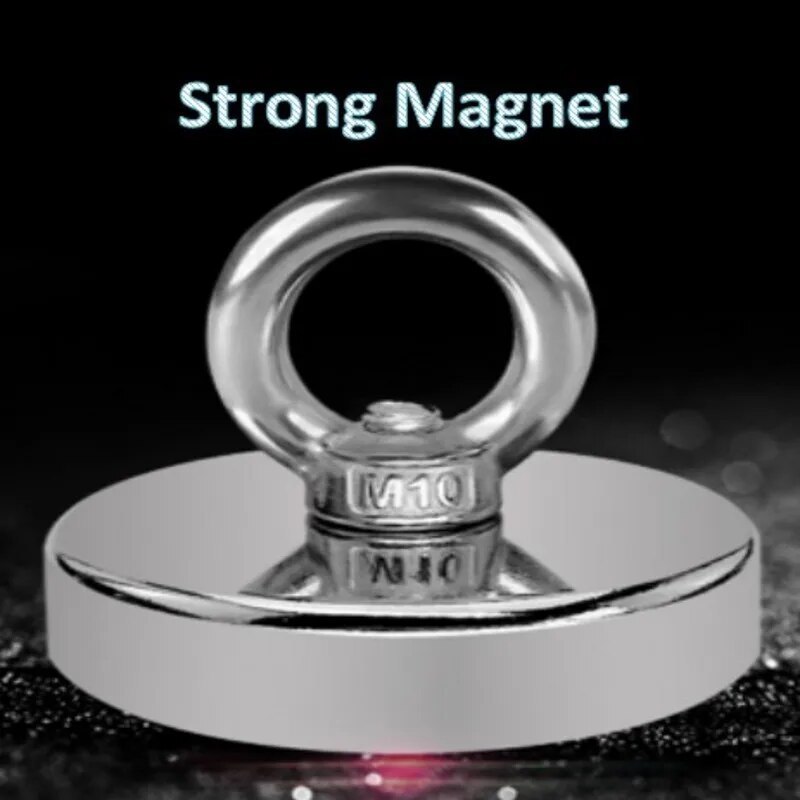 Powerful Suction Cup Round Magnet 300KG NdFeB Recycling Magnet Metal ...