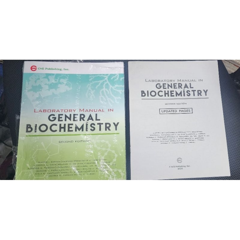 General Biochemistry Laboratory manual | Shopee Philippines