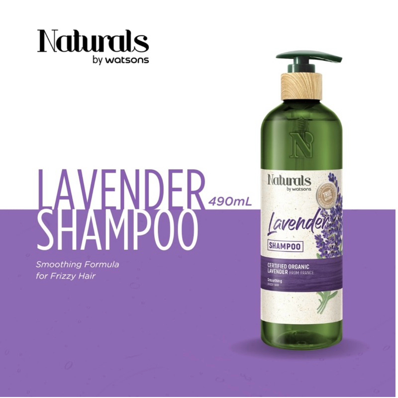 NATURALS BY WATSONS Lavender Shampoo 490ML | Shopee Philippines