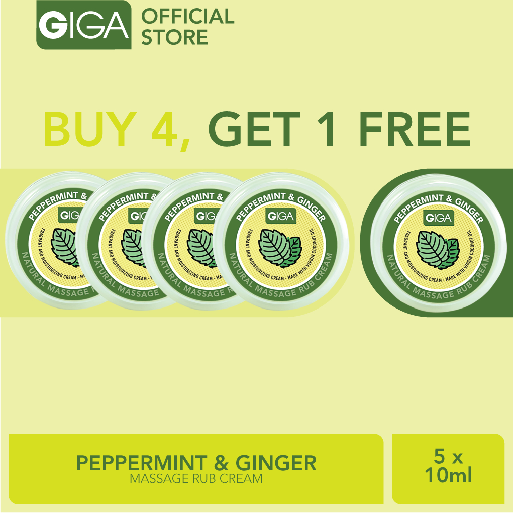 GIGA Massage Rub Cream 10ml - BUY 4 GET 1 FREE | Shopee Philippines