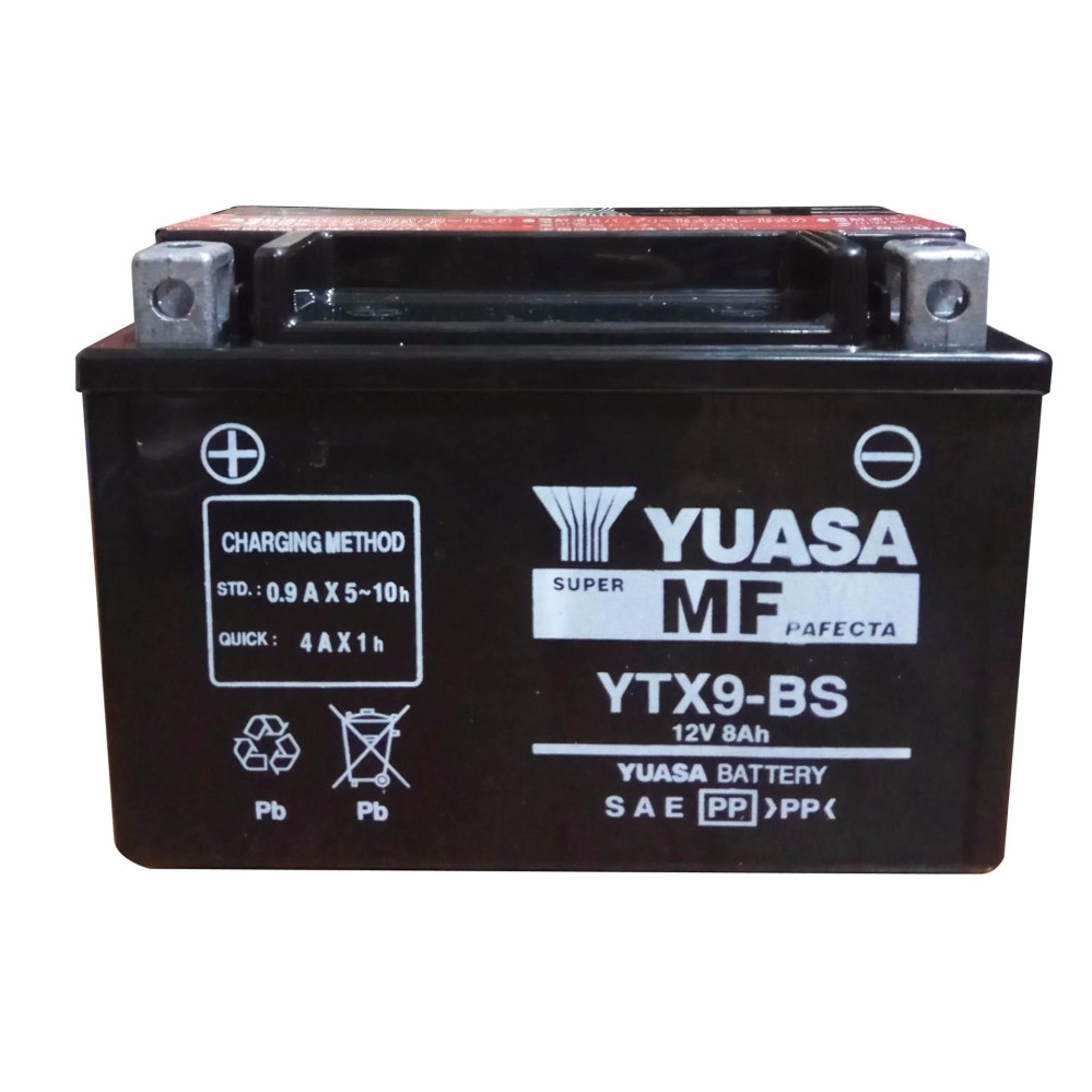 Yuasa YTX9-BS ( MF9-B ) Maintenance Free Motorcycle Battery | Shopee Philippines