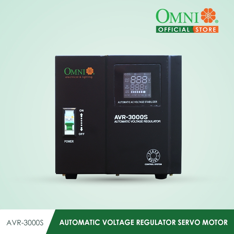 OMNI Automatic Voltage Regulator Servo Motor - AVR-3000S | Shopee ...