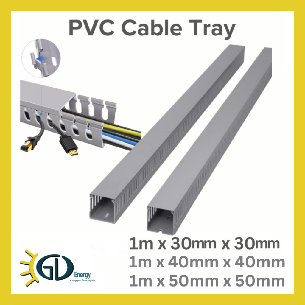 PVC Cable Tray Duct Slotted industrial management trunking protection ...