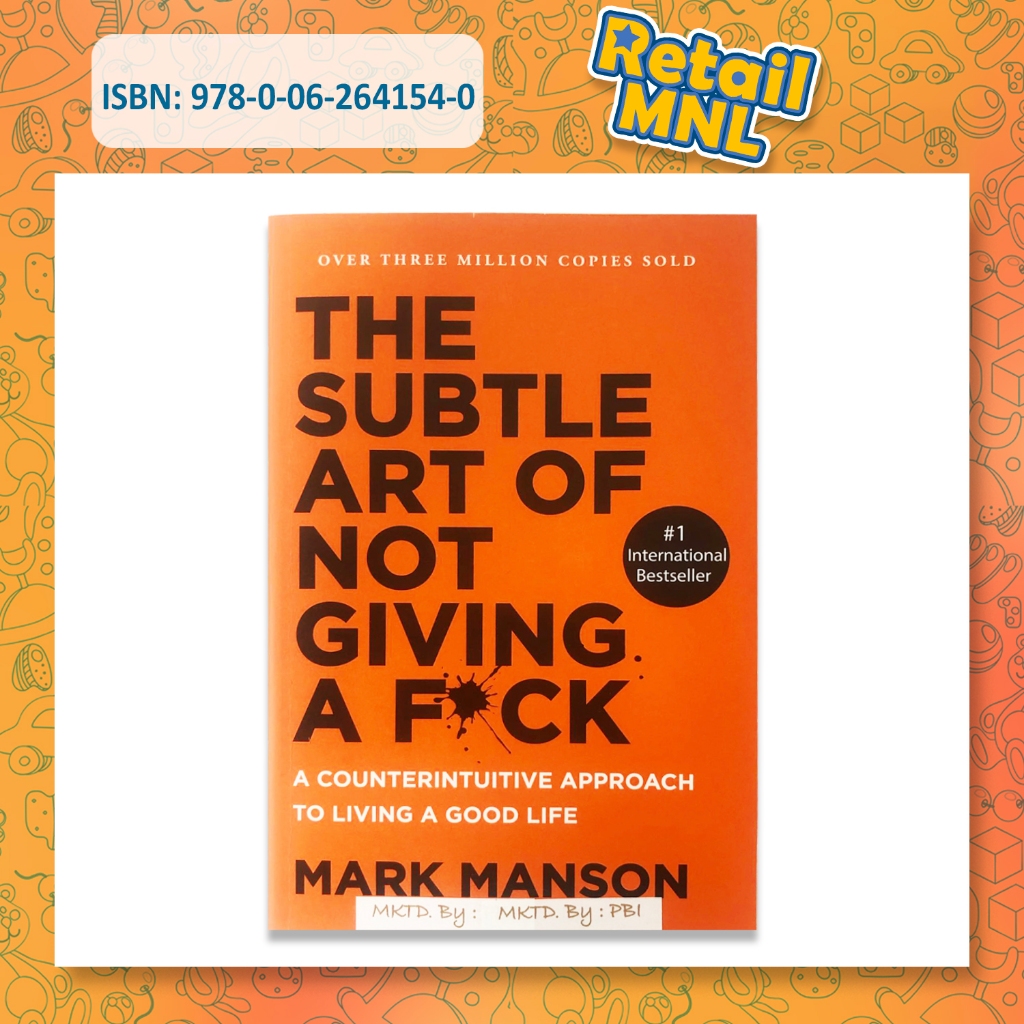 Retailmnl No Nonsense Wisdom of MARK MANSON Book Collection Life ...