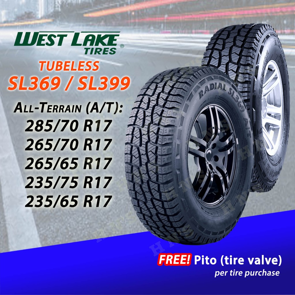 WESTLAKE Tires RIM 17 ALL - TERRAIN Tubeless (235/65 R17 ,235/75 R17, 265/65 R17, 265/70 R17 ...