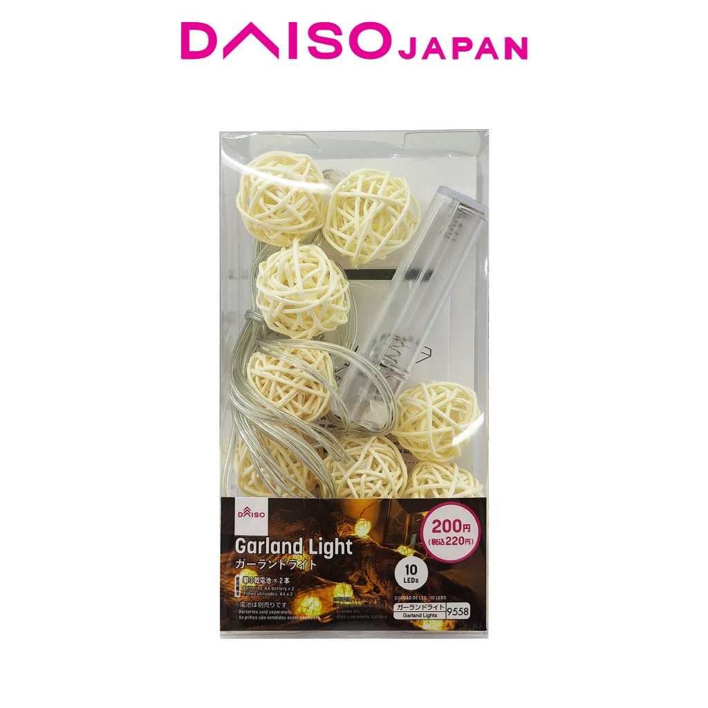Daiso Garland Lights (10 LEDs) | Shopee Philippines