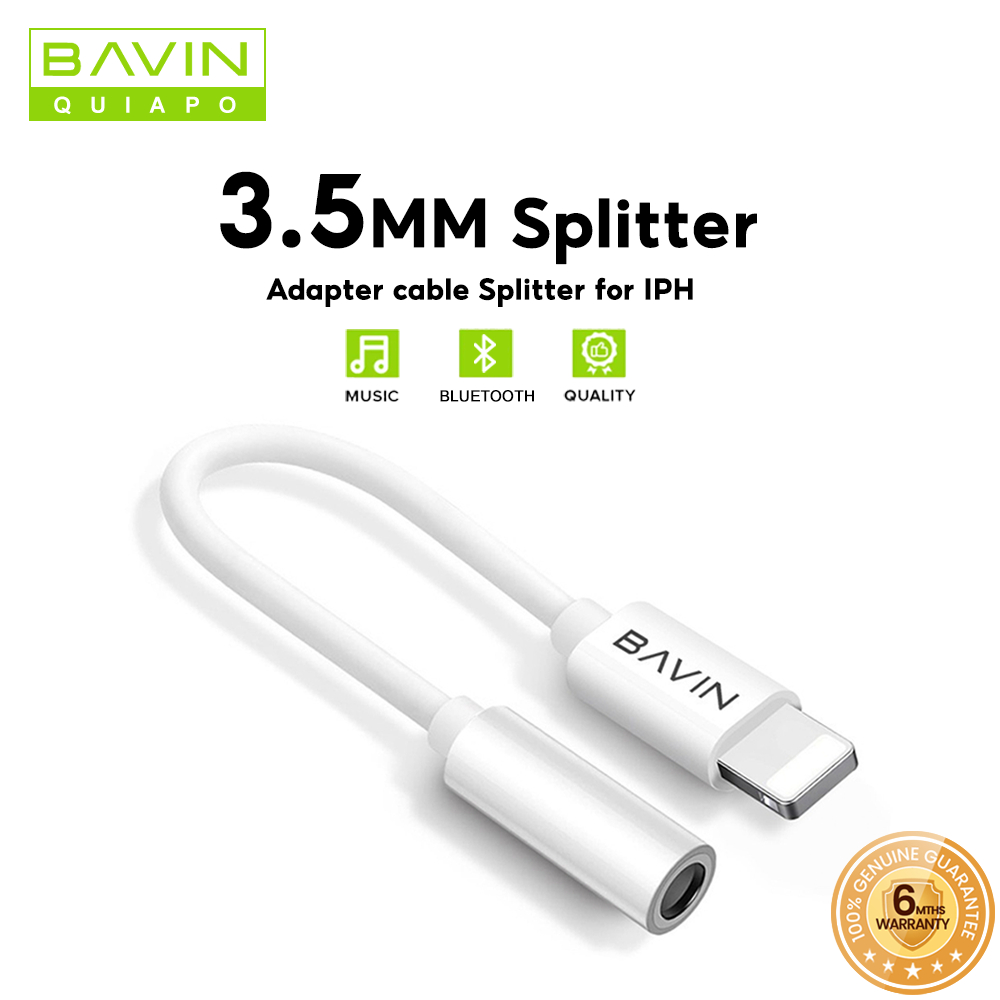 BAVIN AUX19 Adapter Cable Splitter Supports Voice/Wire Control Clear ...