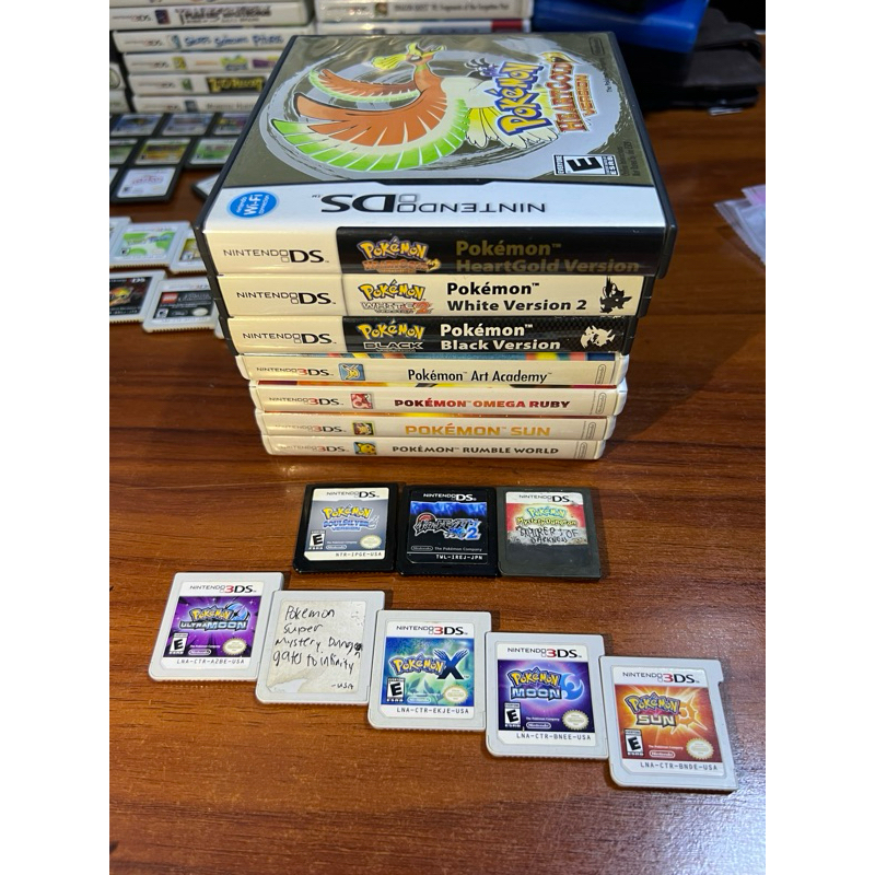 Pre-owned Nintendo DS, 2DS & 3DS Pokemon Games List | Shopee Philippines