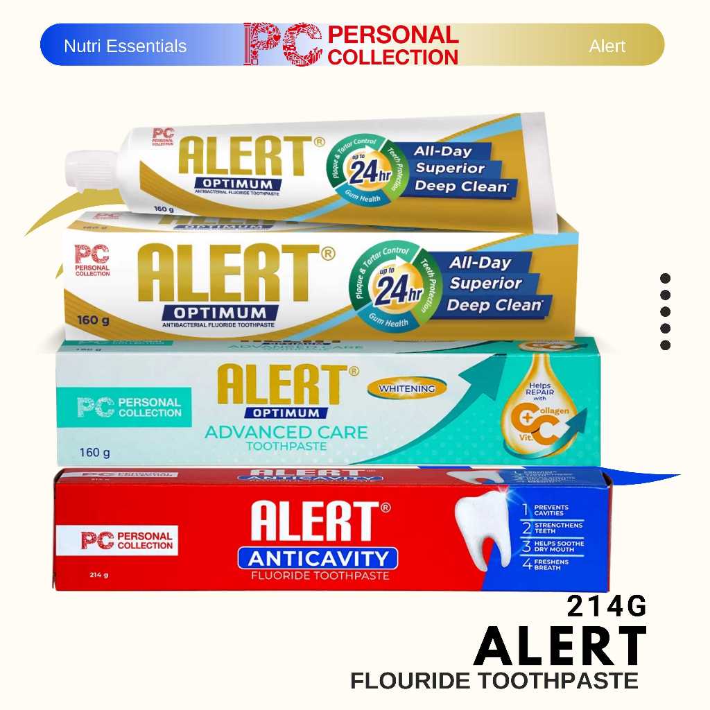 Buy 1 Take 1 Personal Collection Alert Advanced Flouride Toothpastes ...