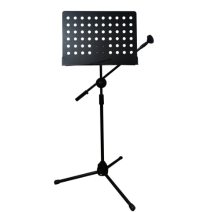 Music Stand with Mic Holder Adjustable Professional (Folding design ...