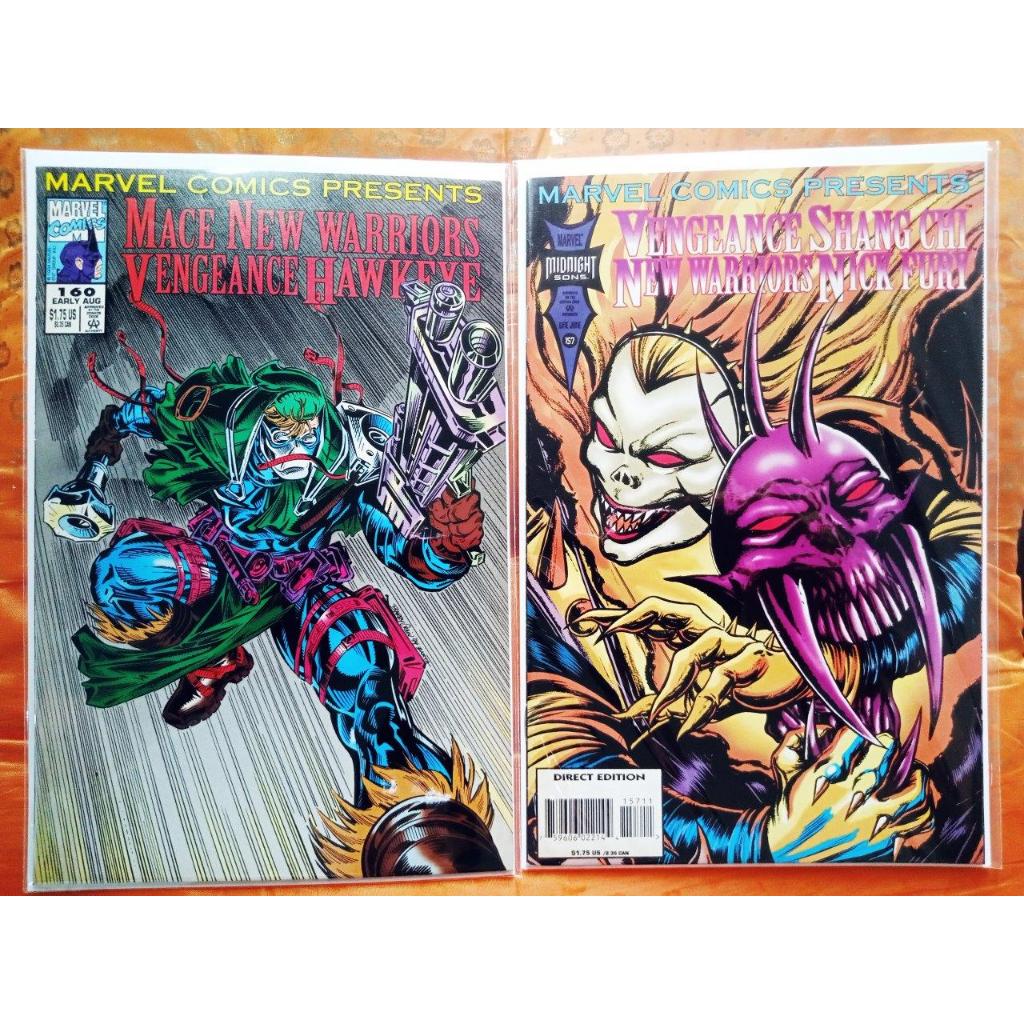 Marvel Comics Presents 157-160 Vengeance Shang Chi Nick Fury Marvel ...