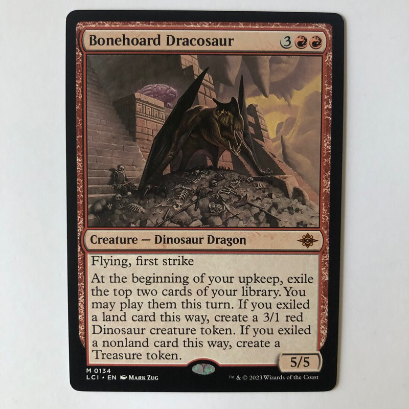 MTG Proxy Playtest Card - Bonehoard Dracosaur (LCI) | Shopee Philippines