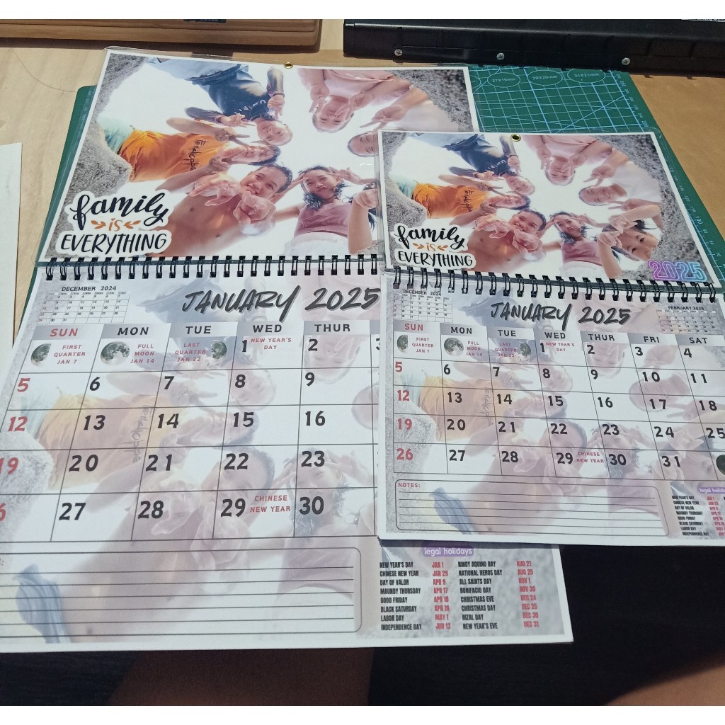 Personalized Calendar / Mini Calendar / Calendar Souvenir A4/A5/Mini ...