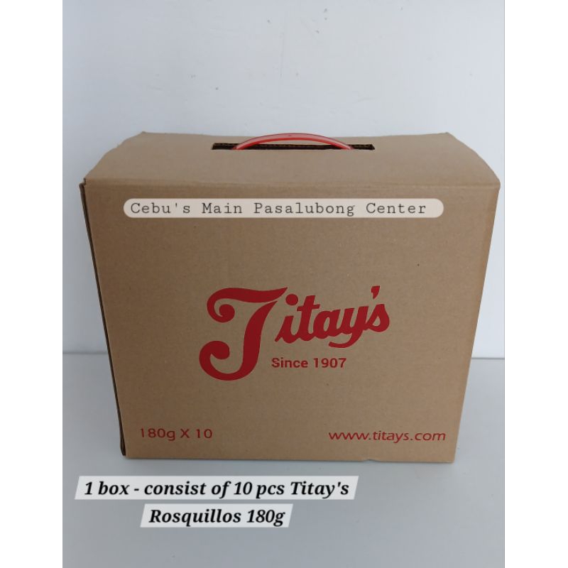 Titay's Rosquillos in a Box - Consists of 10 Boxes of 180g Titay's ...