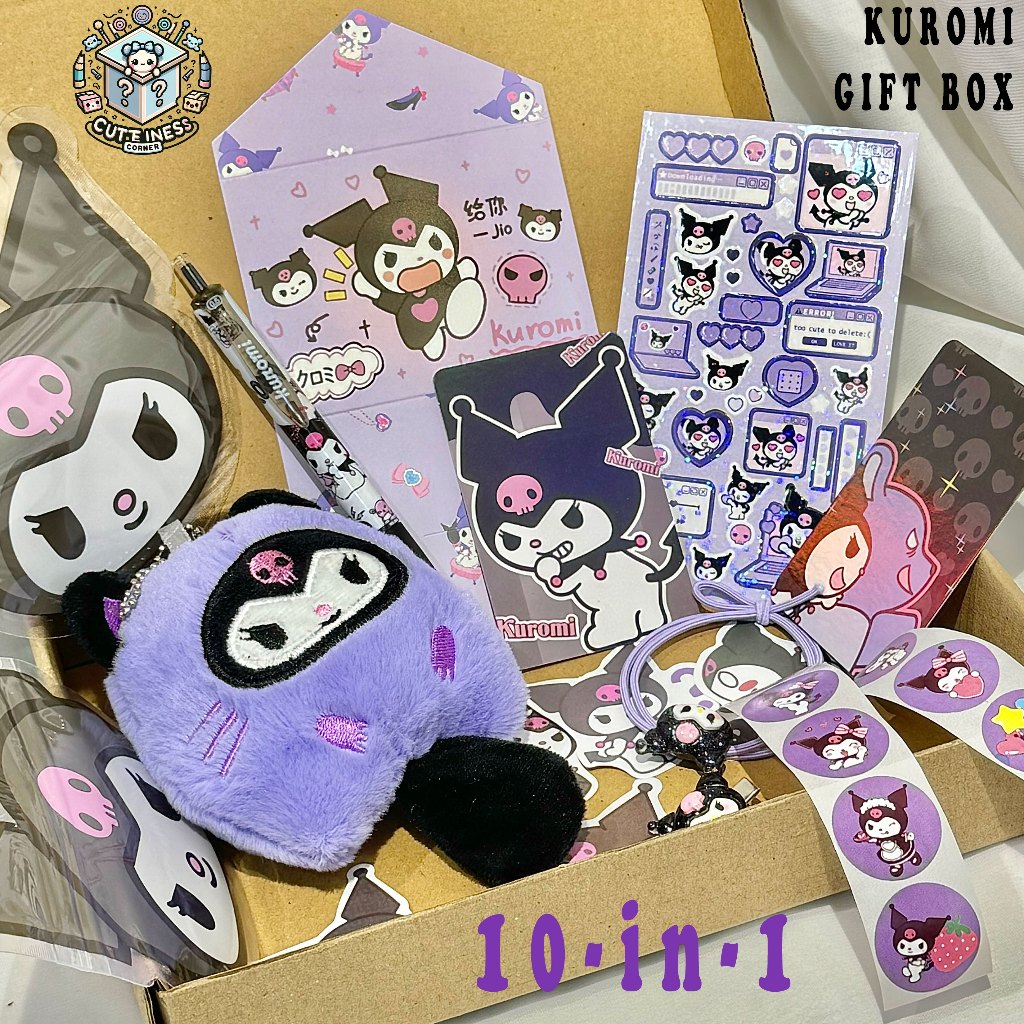 Kuromi Fantasy Box 10 Unique Finds Cute Dolls Kawaii Stickers & Mystery ...