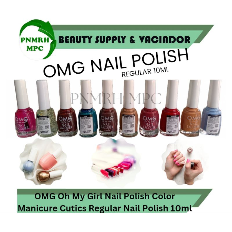 OMG (Oh My Girl) Nail Polish Color Manicure/Pedicure Nail Cutics ...