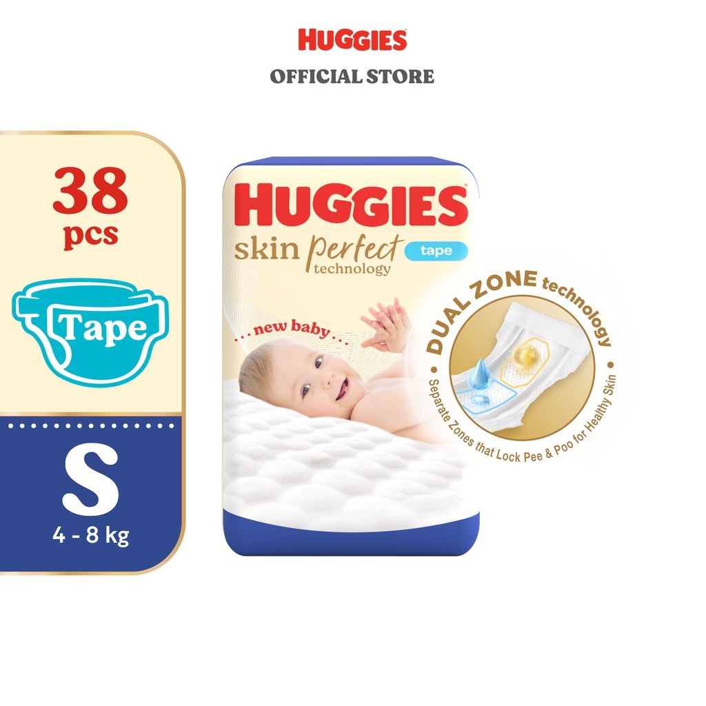 Huggies Skin Perfect Diaper - Small 38 pcs | Shopee Philippines