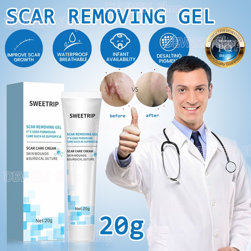 SWEETRIP Scar Removal Cream Acne Scar Remover Remove All Scar Stretch ...