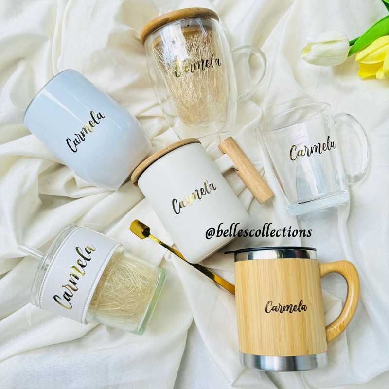 PERSONALIZED MUGS BAMBOO NORDIC GLASS EGG MUG | Shopee Philippines