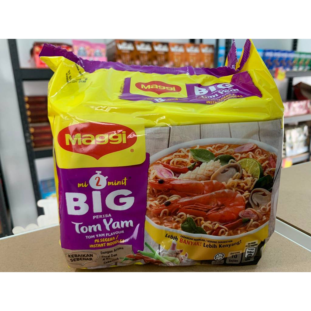 Maggi Noodle Big Packet Tom Yum Flavour 107g x 5 | Shopee Philippines