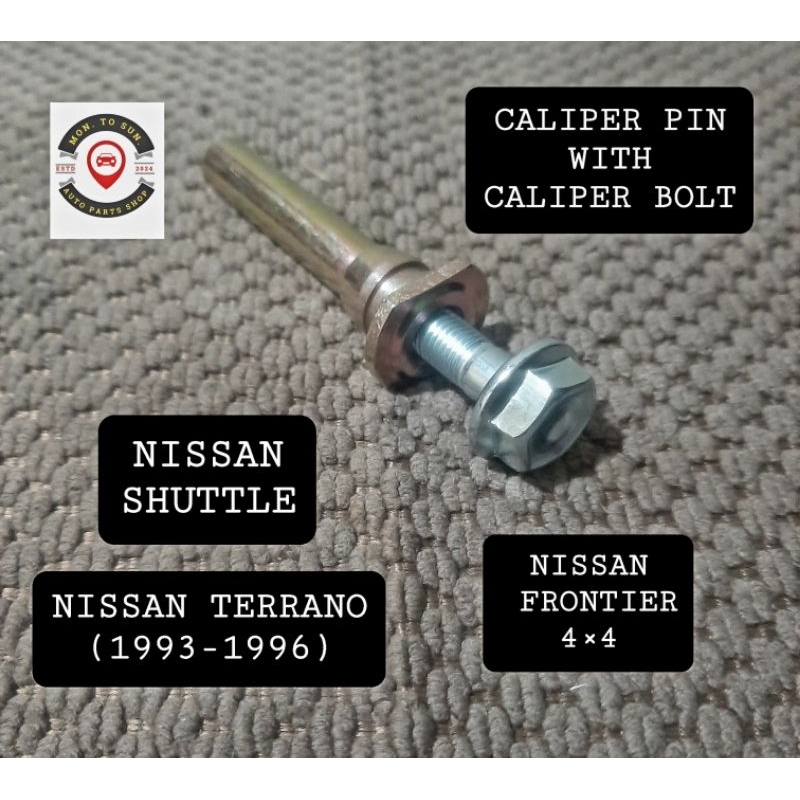 1 Piece Disc Brake Caliper Pin & Caliper Bolt for Nissan Frontier 4x4 ...