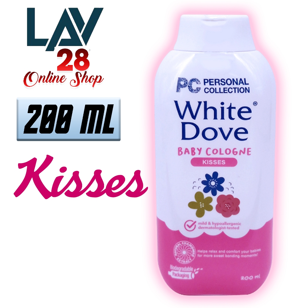 Personal Collection White Dove Baby Cologne Kisses 200mL | Shopee ...