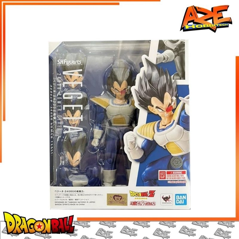 SHF S.H. Figuarts Dbz VEGETA 24000 Power Level Dragon Ball Z Action ...