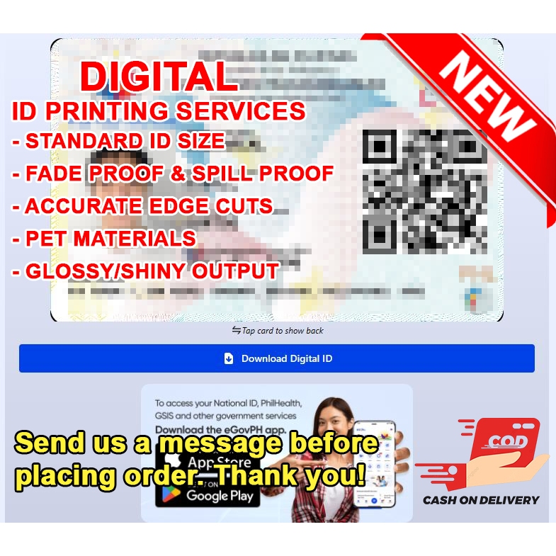 DIGITAL NATIONAL ID PVC | STANDARD PVC ID SIZE | STEP-BY-STEP GUIDE ...