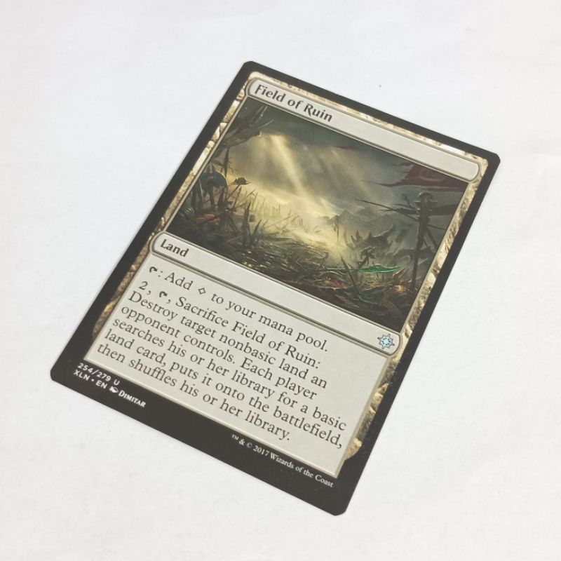 MTG Card FIELD OF RUIN Magic the Gathering Trading Card Game Land ...
