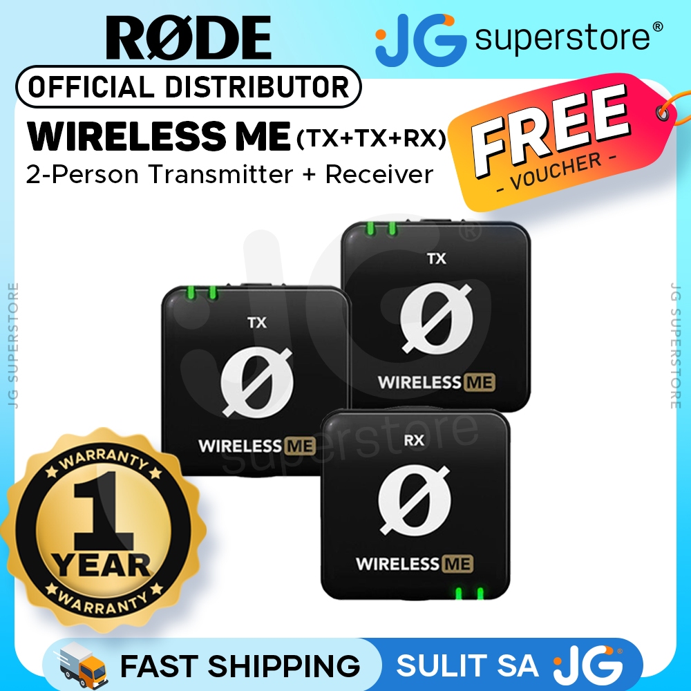 RODE WIRELESS ME Dual TX TX RX Omnidirectional Microphone w/ 2.4Ghz Max ...