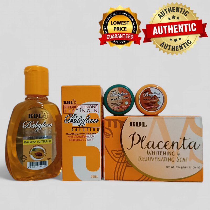RDL Placenta Skin Care Set | Shopee Philippines