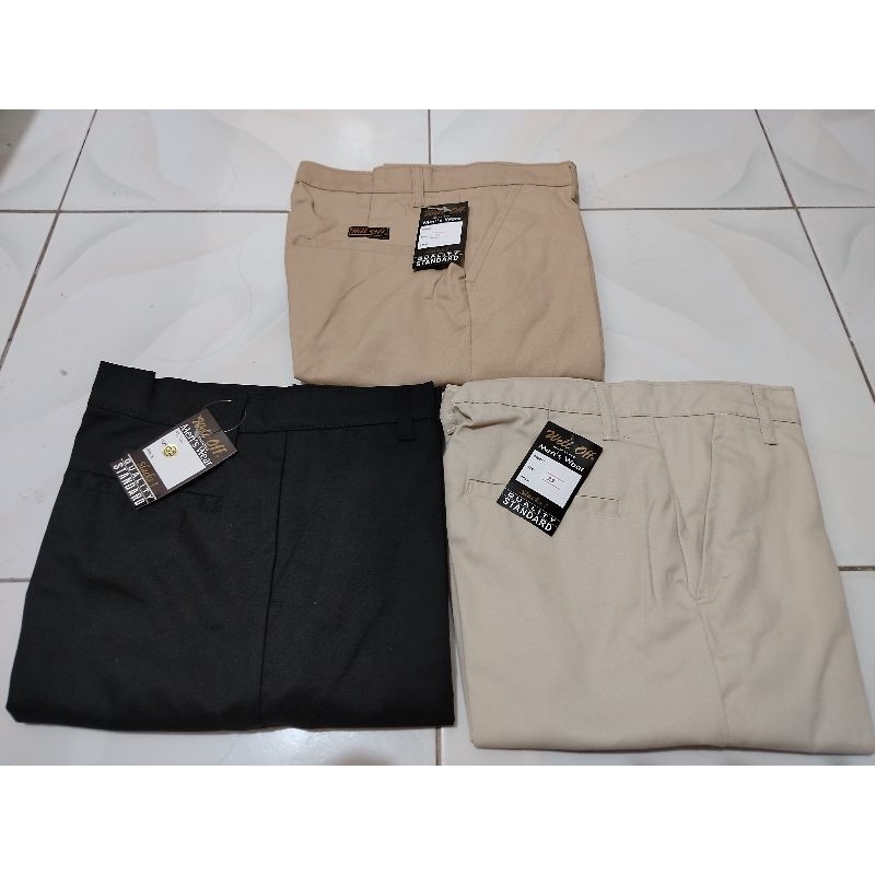 WELL OFF COTTON TWILL SLACKS FOR MENS | Shopee Philippines