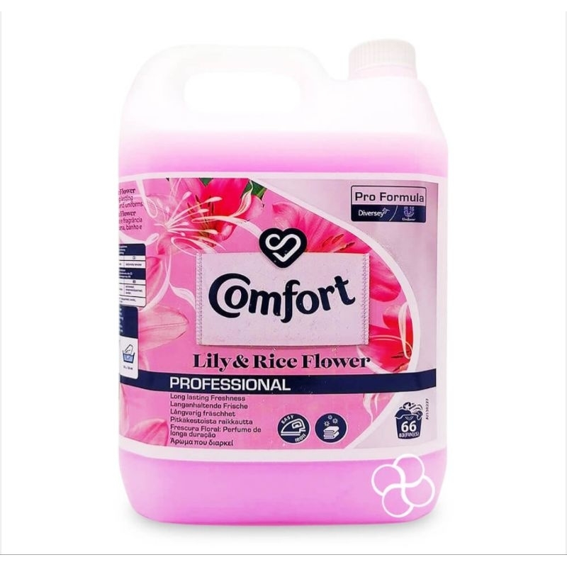 Comfort Lily & Rice Flower Fabric Conditioner 5L | Shopee Philippines
