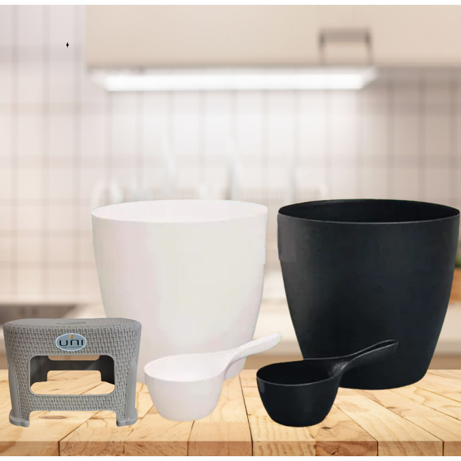 2-3pcs Jumbo Size Nordic Thick Plastic Durable Laundry Timba Bucket ...