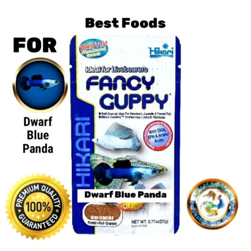 Fancy Guppy by Hikari | DBP | Dwarf-Blue-Panda | Shopee Philippines