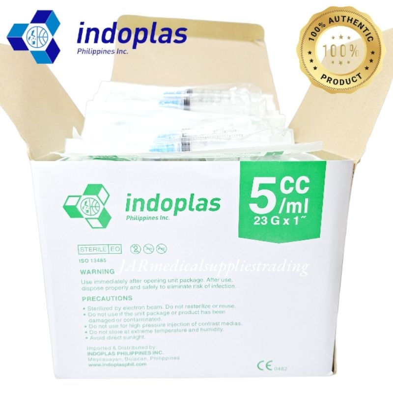 Indoplas 5mL Syringe With Needle (By Piece) | Shopee Philippines