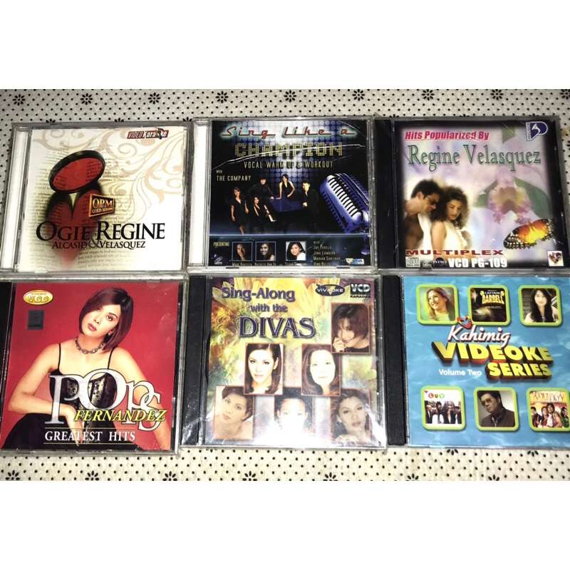 Assorted Original OPM VCD Karaoke Ft. Regine Velasquez Sarah Geronimo ...
