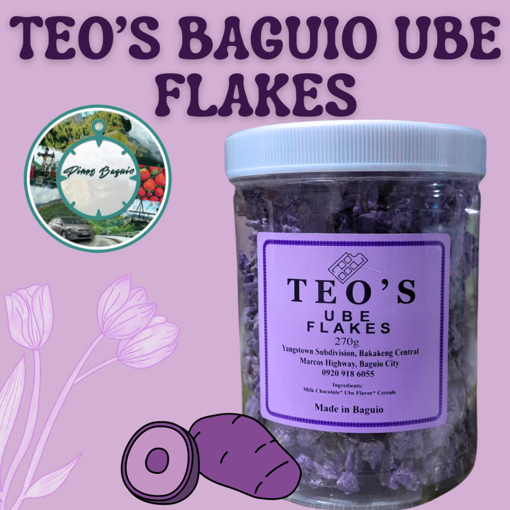 Teo's Baguio Ube Flakes - Baguio Pasalubong | Shopee Philippines