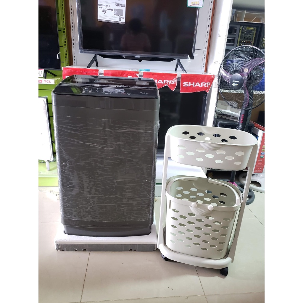Sharp 8kg Fully Automatic Washing Machine with FREE LAUNDRY BASKET ...