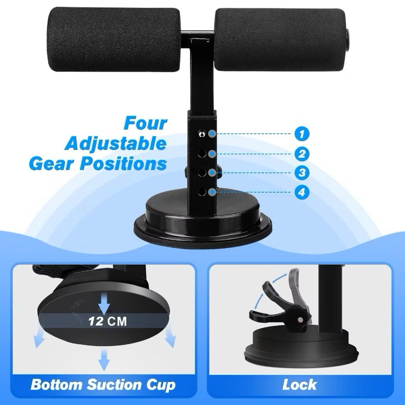 Waist Abdomen Machine Sit up Aid Suction Cup Reduce Waist and Abdomen ...