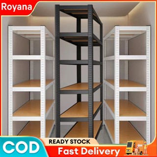 Metal Rack Boltless Steel Organizer Rack Adjustable Height 6 Layers ...